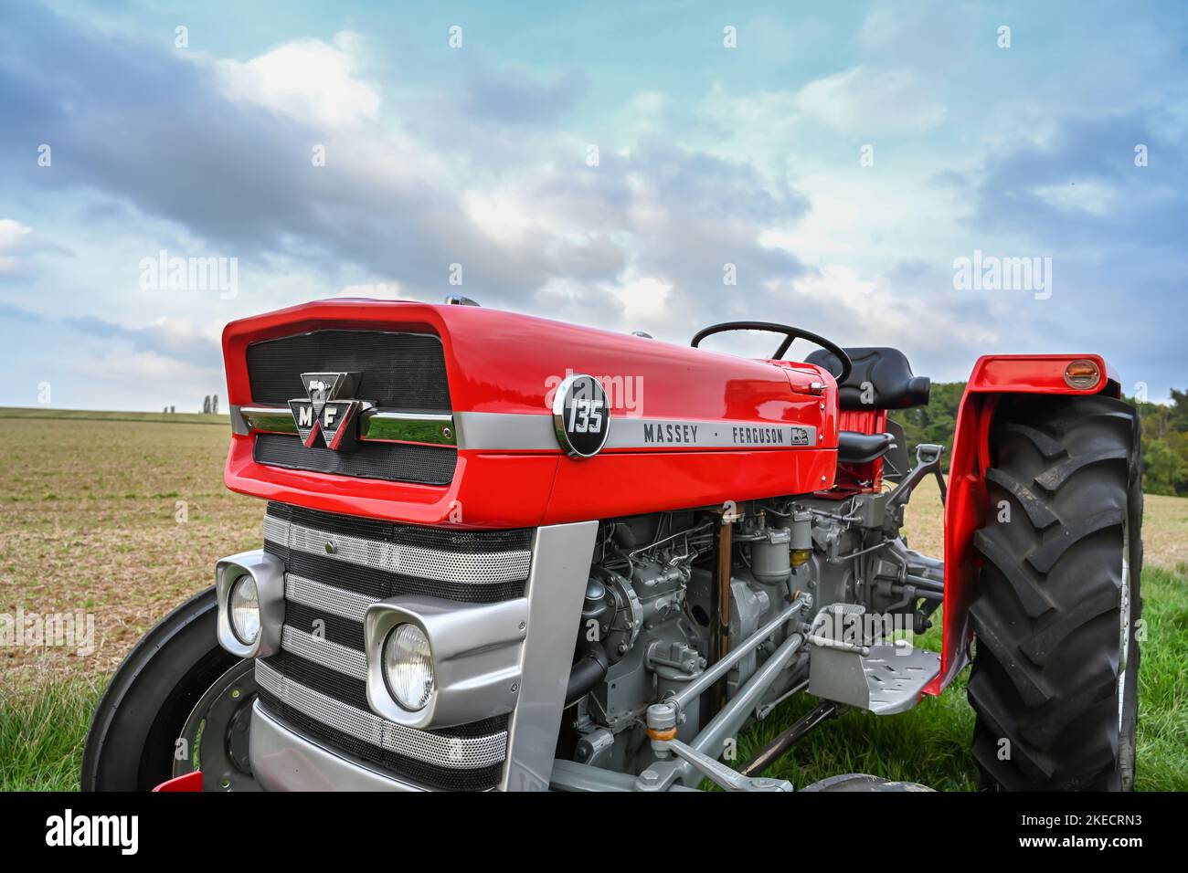 Otzberg, Hesse, Germany, Massey-Ferguson 135 tractor. Displacement 2500 ...