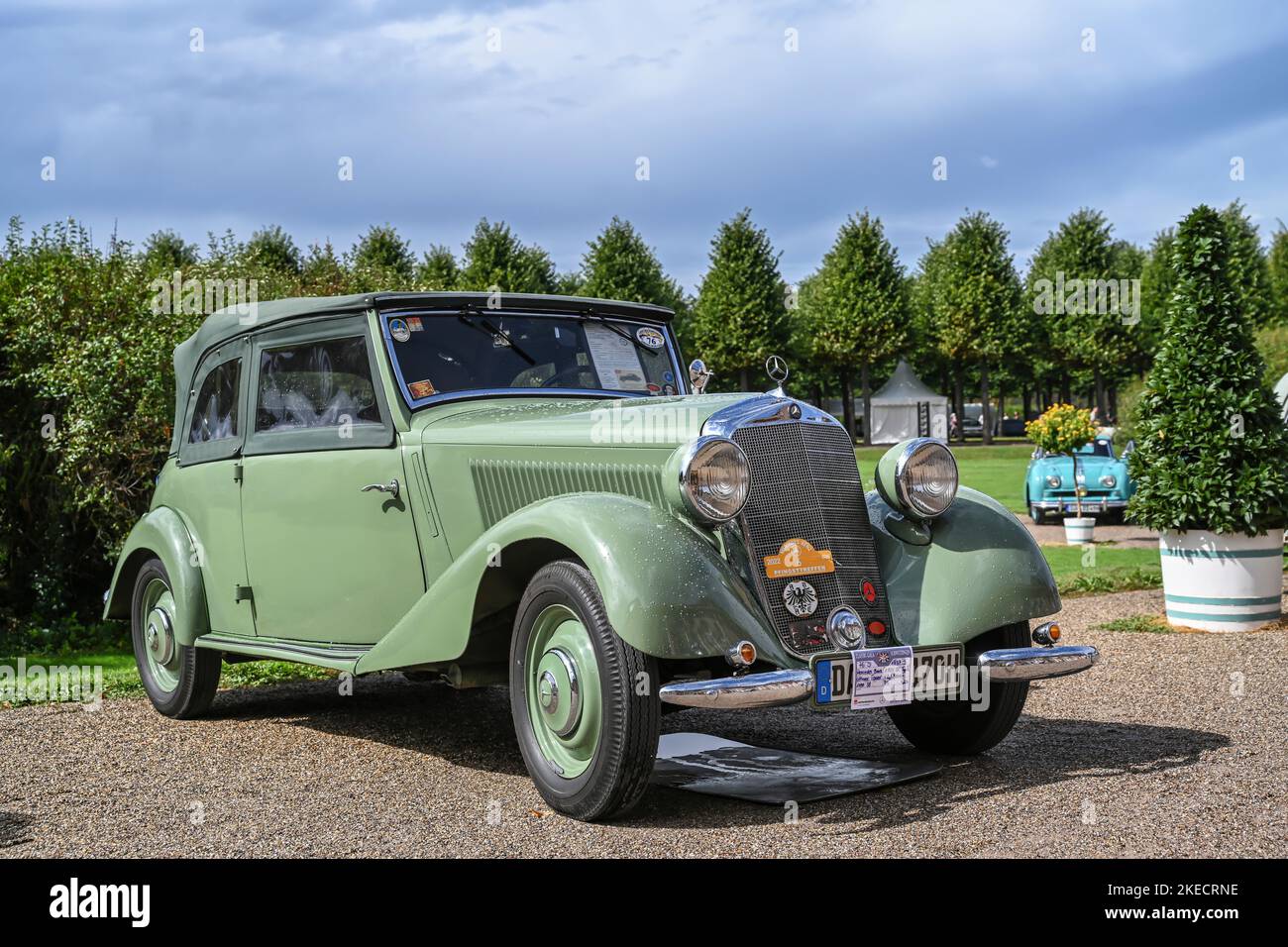 Schwetzingen, Baden-Württemberg, Germany, Concours d'Elégance in the ...