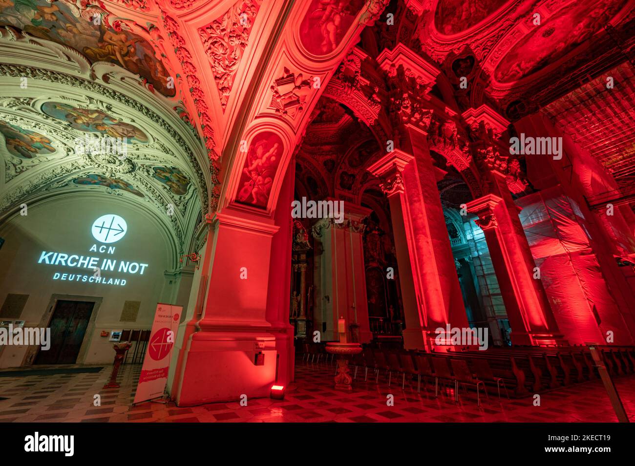 Passau, Germany. 11th Nov, 2022. The interior of St. Stephen's ...