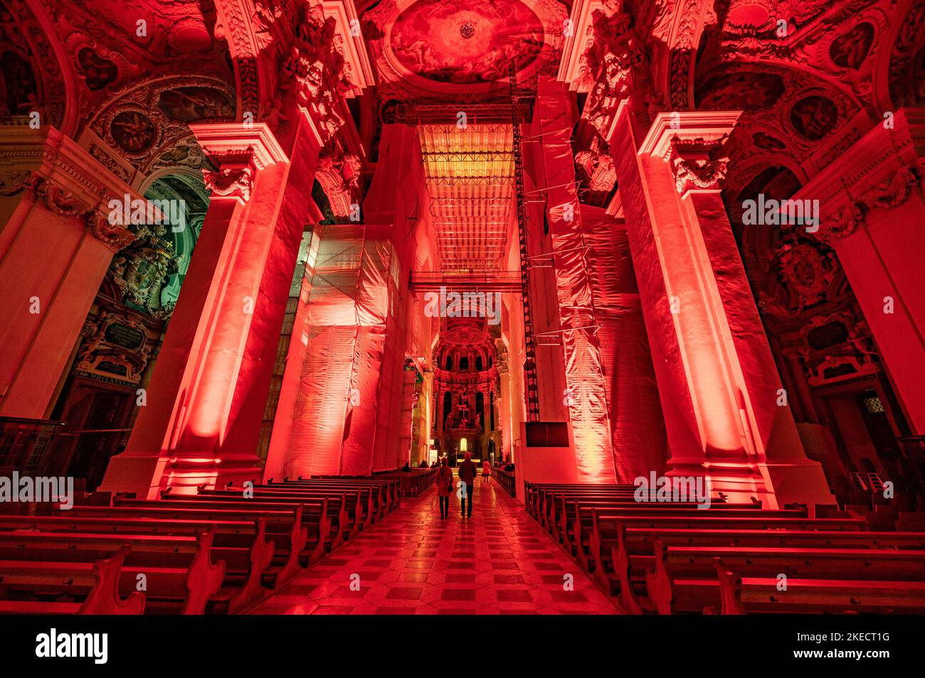 Passau, Germany. 11th Nov, 2022. The interior of St. Stephen's ...