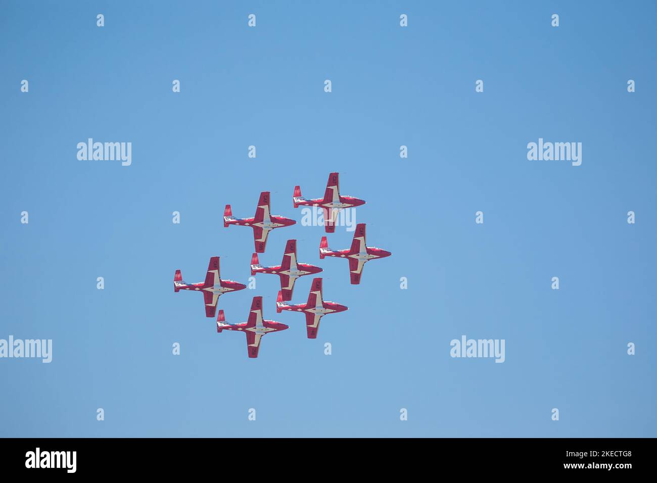 The Canadian Forces Snowbirds team performs at the CNE Air Show in ...