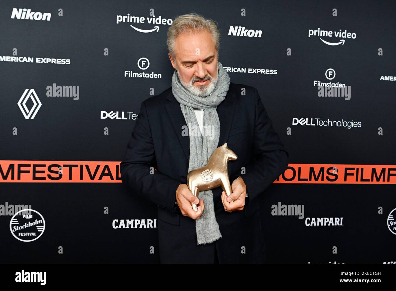 Stockholm, Sweden. 11th Nov 2022. British director Sam Mendes posing ...