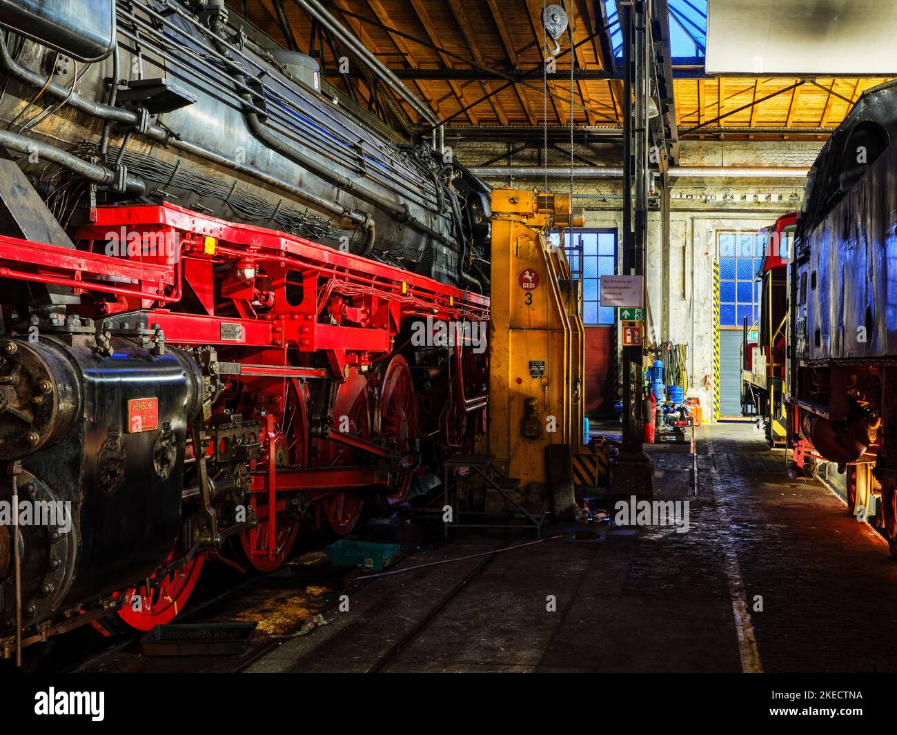 Railroad park, railroad museum in Augsburg Stock Photo - Alamy