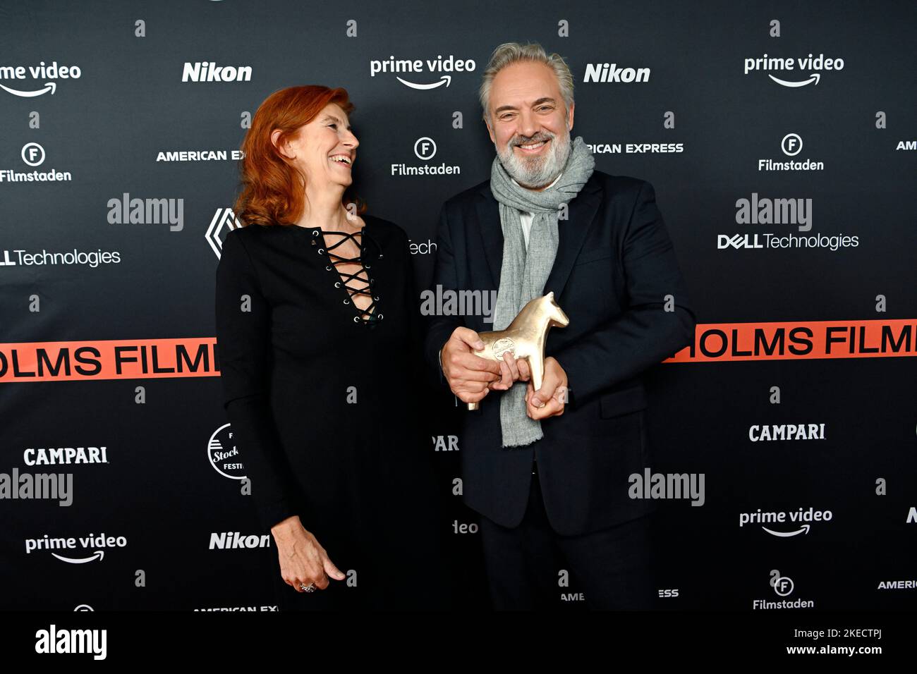 Stockholm, Sweden. 11th Nov 2022. British director Sam Mendes posing ...