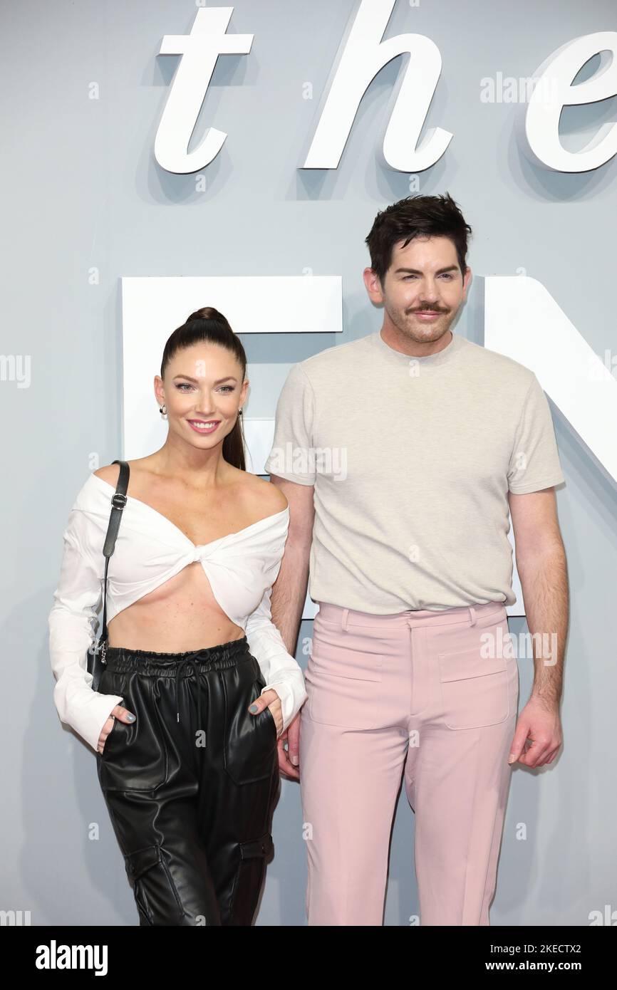 Scott McGlynn and April Banbury attend the UK Premiere of "The Menu" at ...