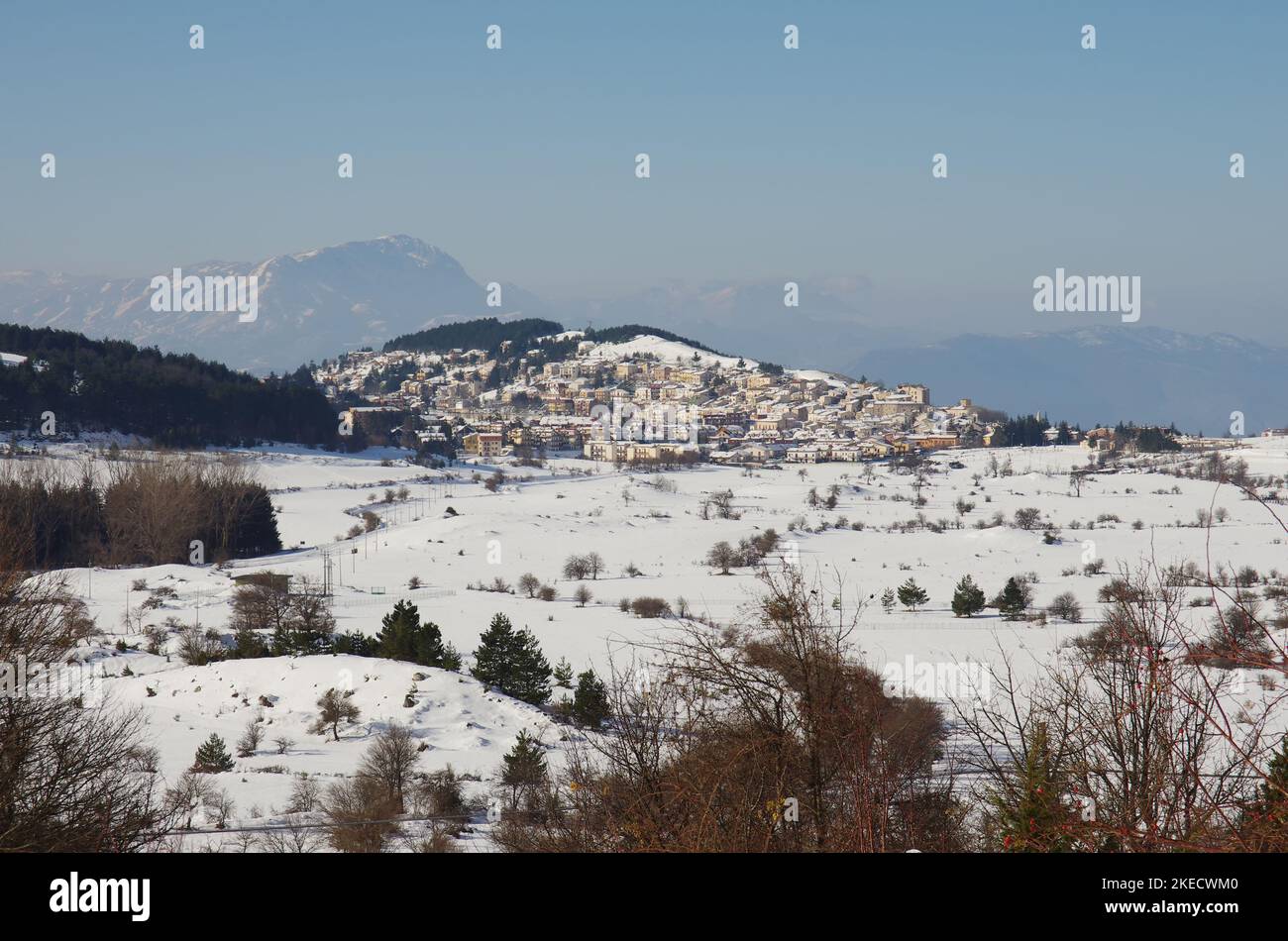 The characteristic village of Campo di Giove, a tourist destination for ...