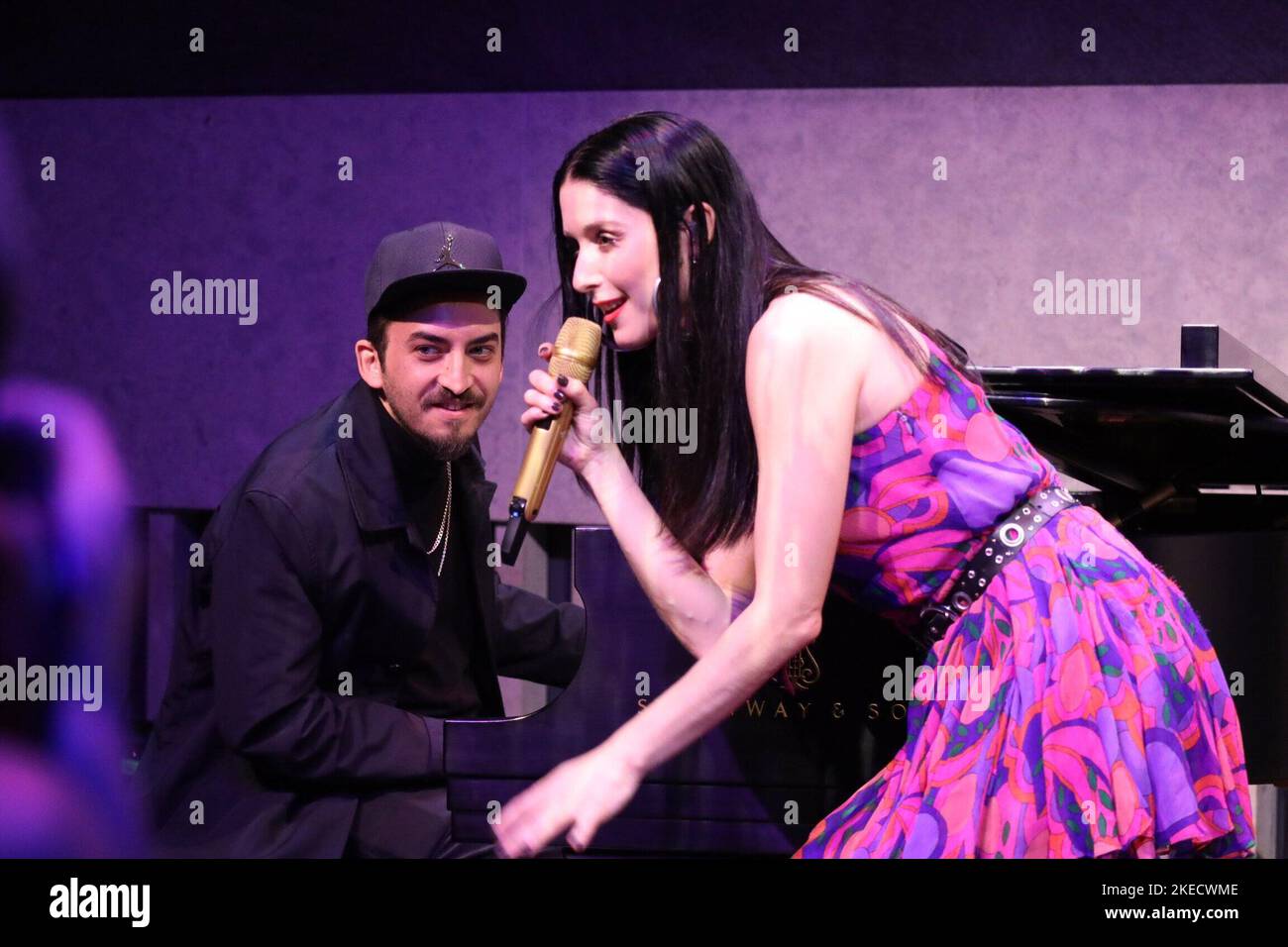 November 11, 2022, NYC, NY: (INT) Presentation of singer Francisca ...