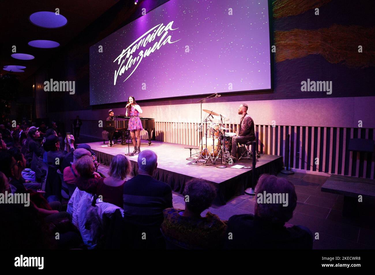 November 11, 2022, NYC, NY: (INT) Presentation of singer Francisca ...