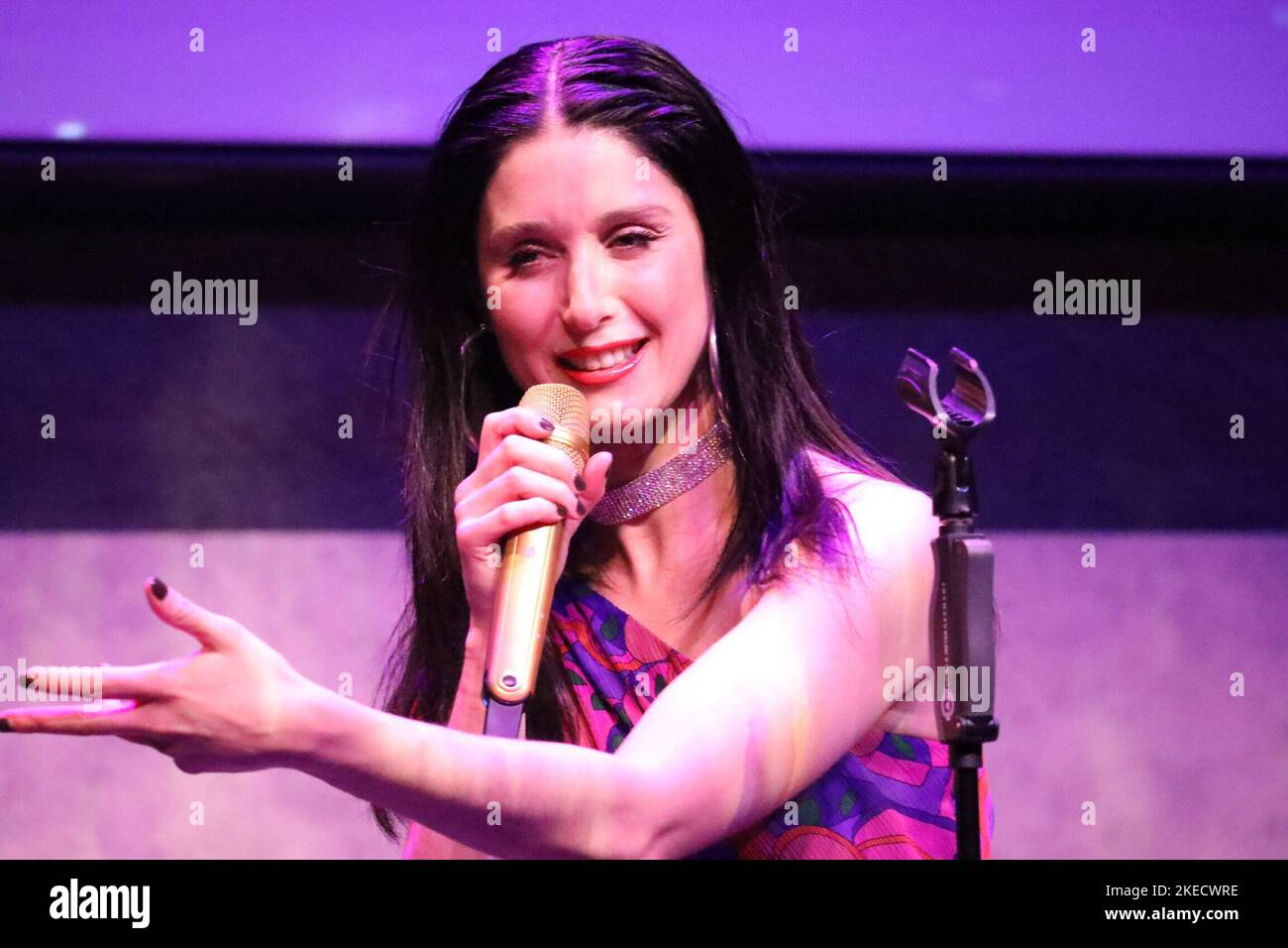 November 11, 2022, NYC, NY: (INT) Presentation of singer Francisca ...