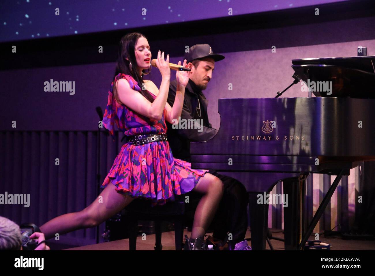 November 11, 2022, NYC, NY: (INT) Presentation of singer Francisca ...