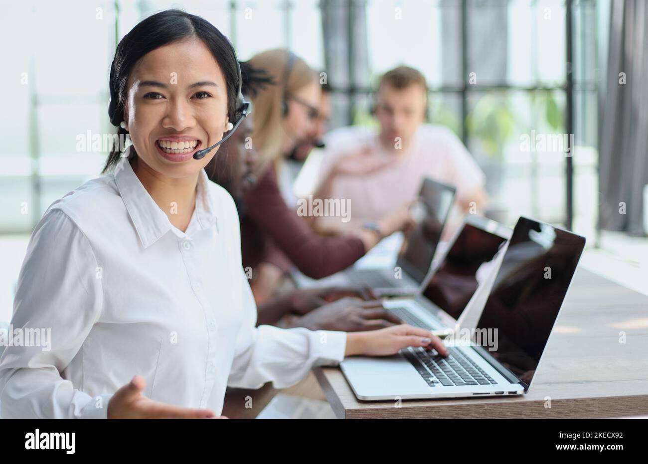 Chinese operator hi-res stock photography and images - Alamy