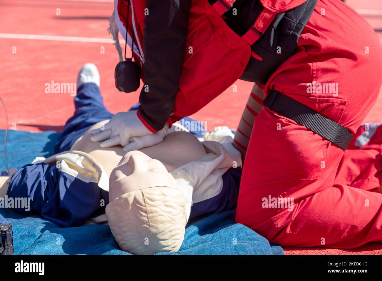 CPR - Cardiopulmonary resuscitation and first aid training Stock Photo ... CPR - Cardiopulmonary resuscitation and first aid training Stock Photo ...