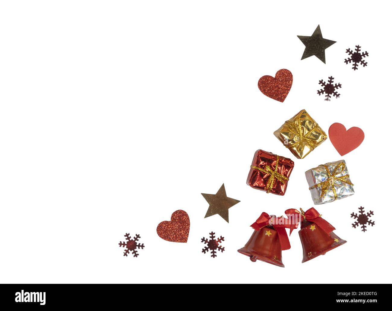 Christmas greeting decorations on Cut Out Stock Images & Pictures - Alamy