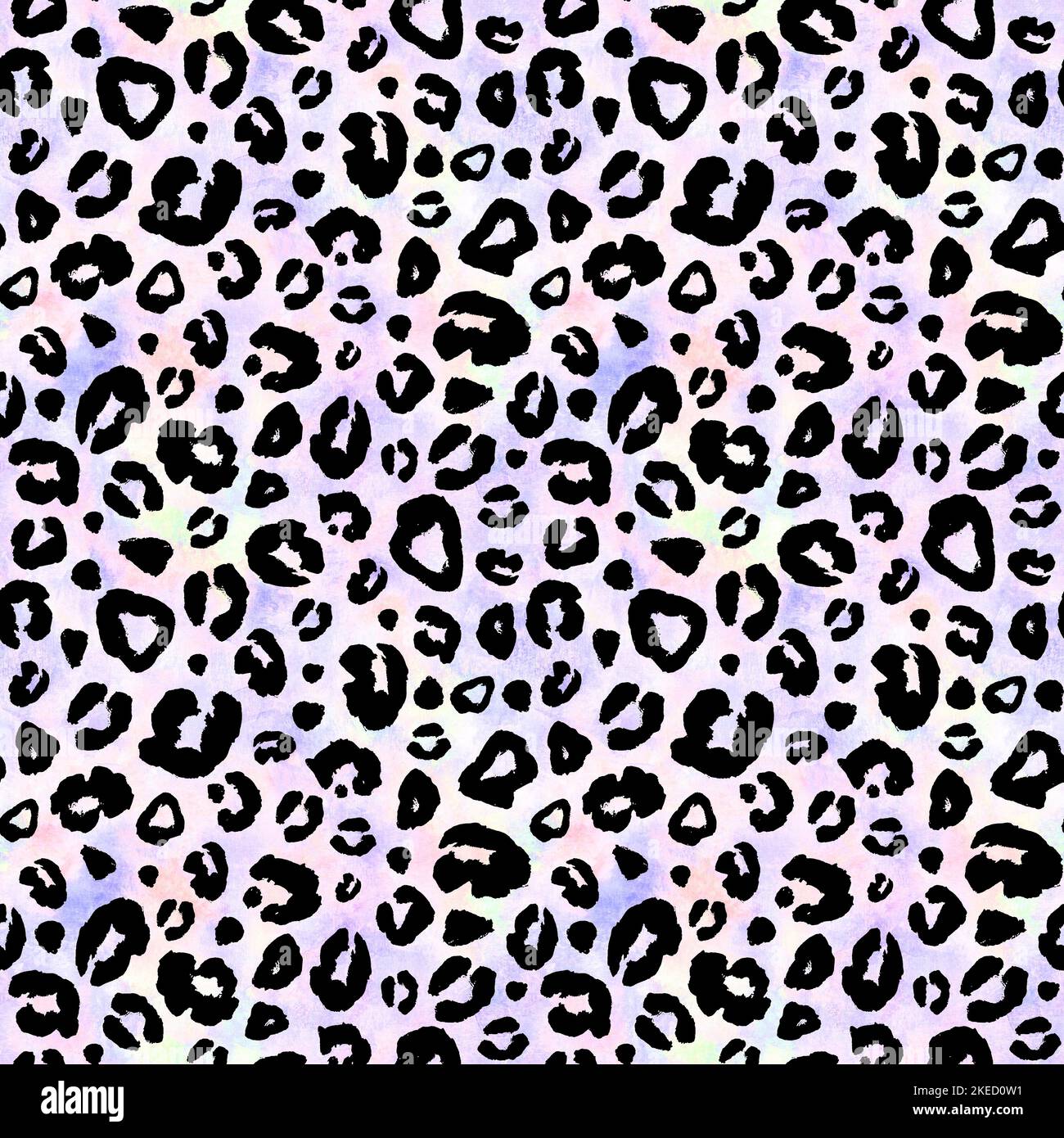 Purple And White Cheetah Print