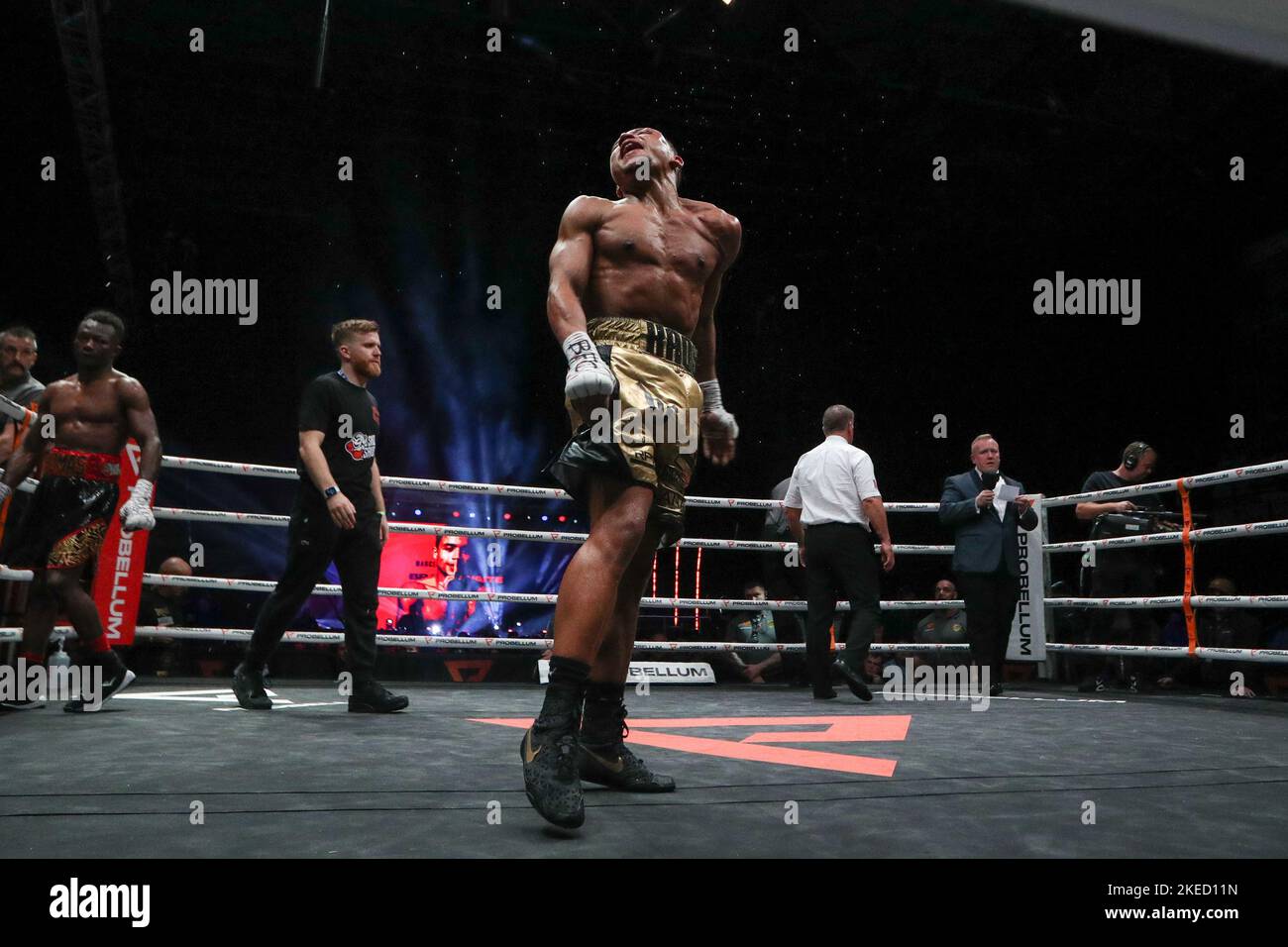 Sheffield, UK. 11th Nov, 2022. Marcel Braithwaite defeats Thomas ...