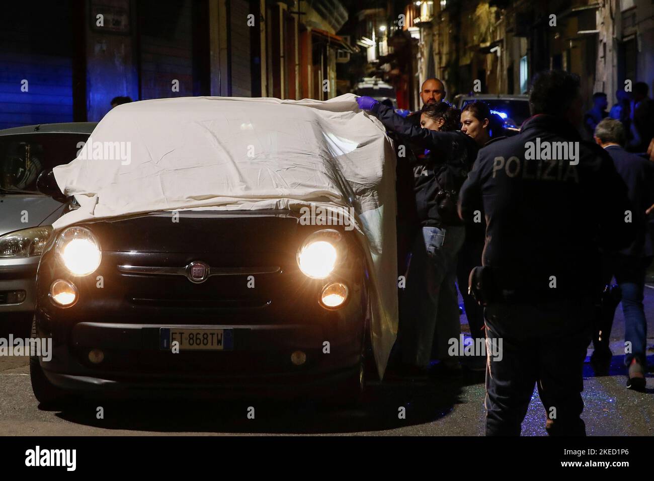 Naples, Italy. 11th Nov, 2022. Murder of Camorra (Mafia) in the ...