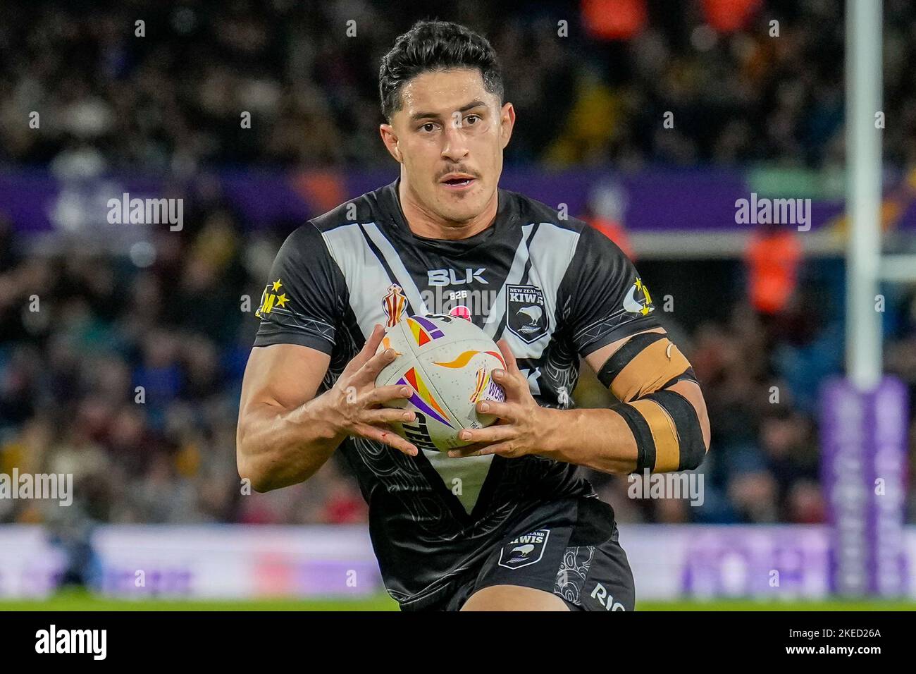 Leeds, UK. 03rd Nov, 2022. Dylan Brown (Parramatta Eels) of New Zealand ...