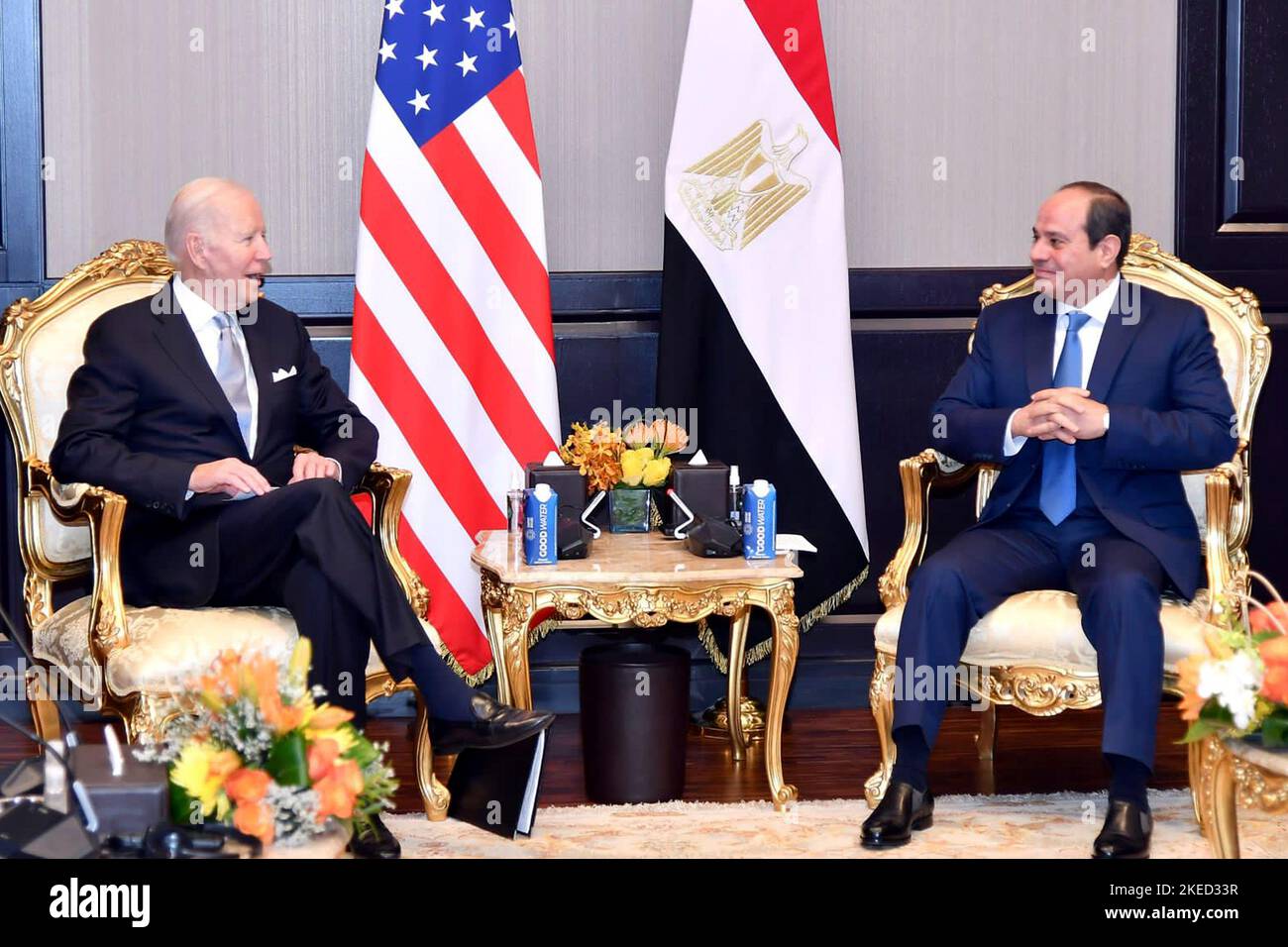 Sharm El Sheikh, Egypt. 11th Nov, 2022. Egyptian President Abdel Fattah ...