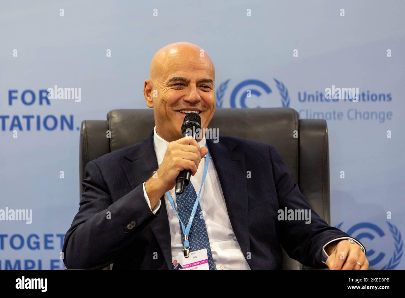 Sharm El Sheijk, Egypt. 11th Nov, 2022. Mario Descalzi - CEO of ENI ...