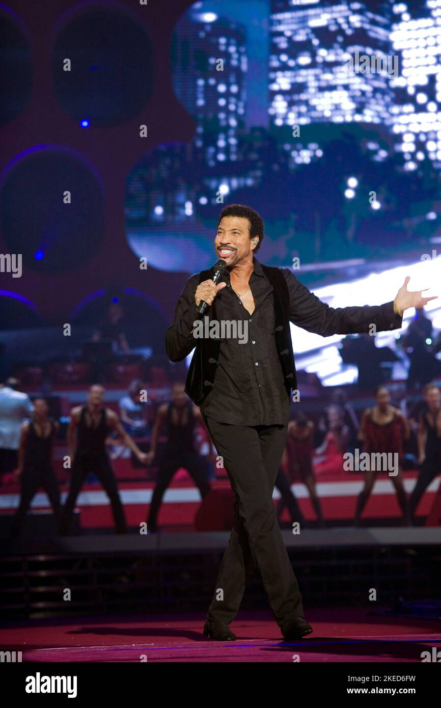 Concert of Lionel Richie in Het Gelredome. The concert is named ...