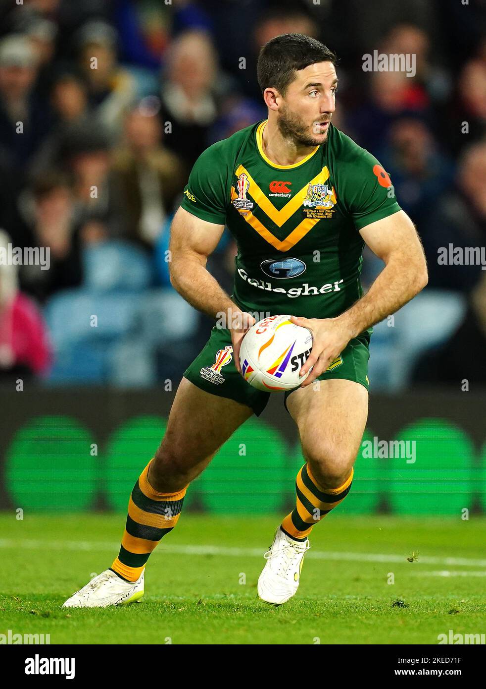 Australia's Ben Hunt during the Rugby League World Cup semi-final match ...
