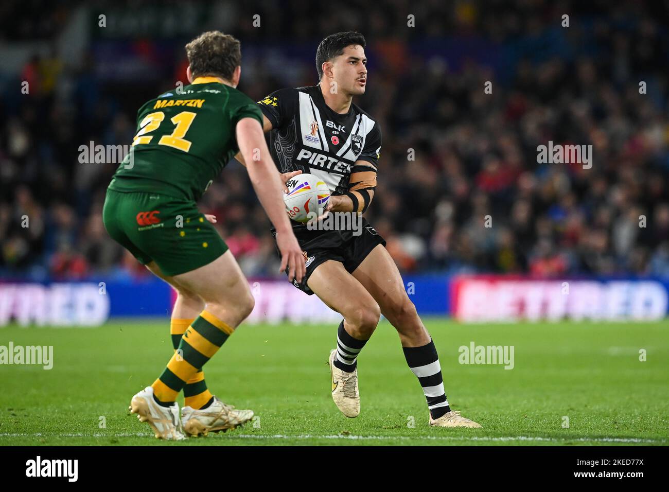 Leeds, UK. 11th Nov 2022. Dylan Brown of New Zealand in action during ...