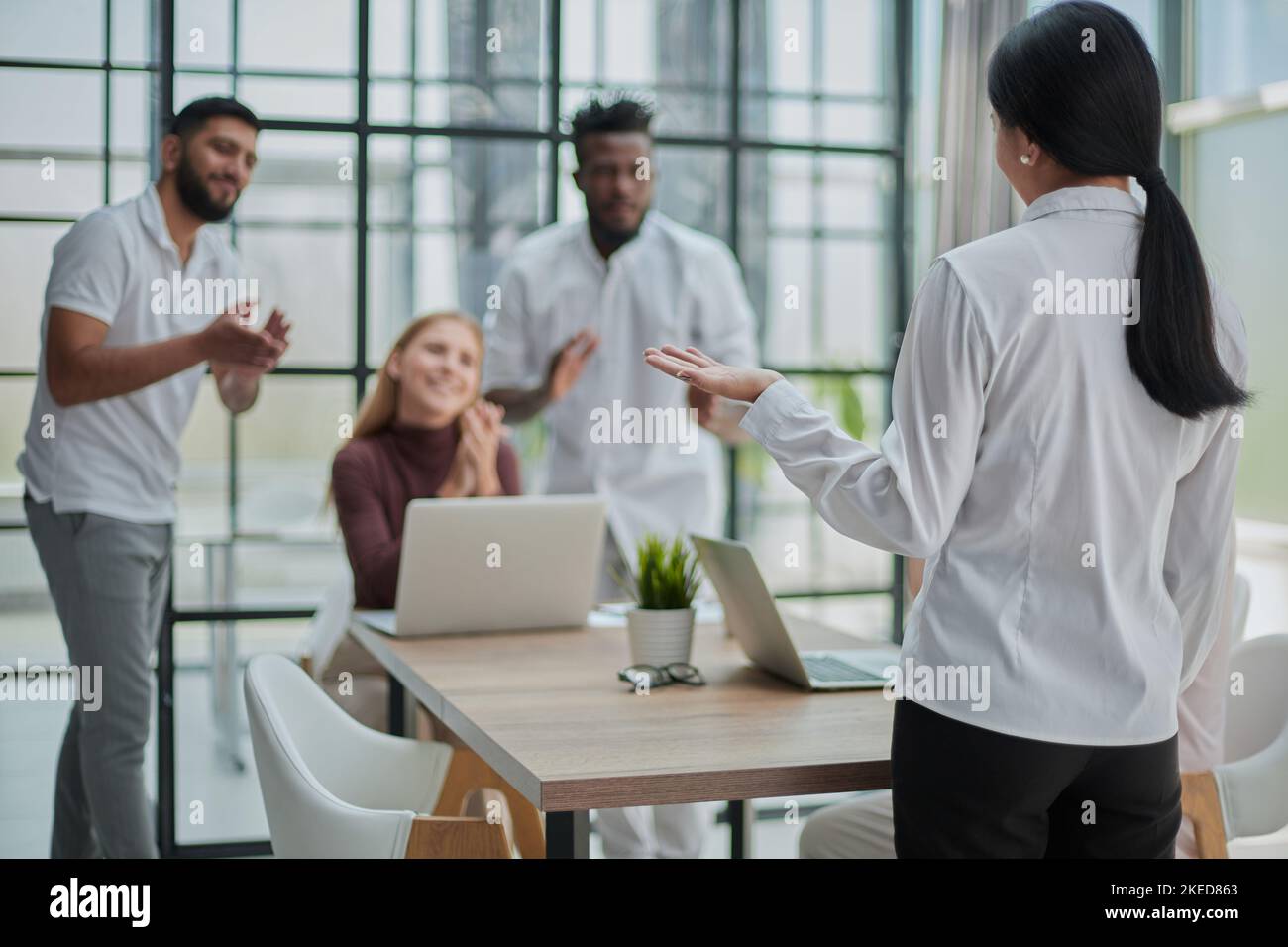 Business People Communication Office Meeting Room Concept Stock Photo ...