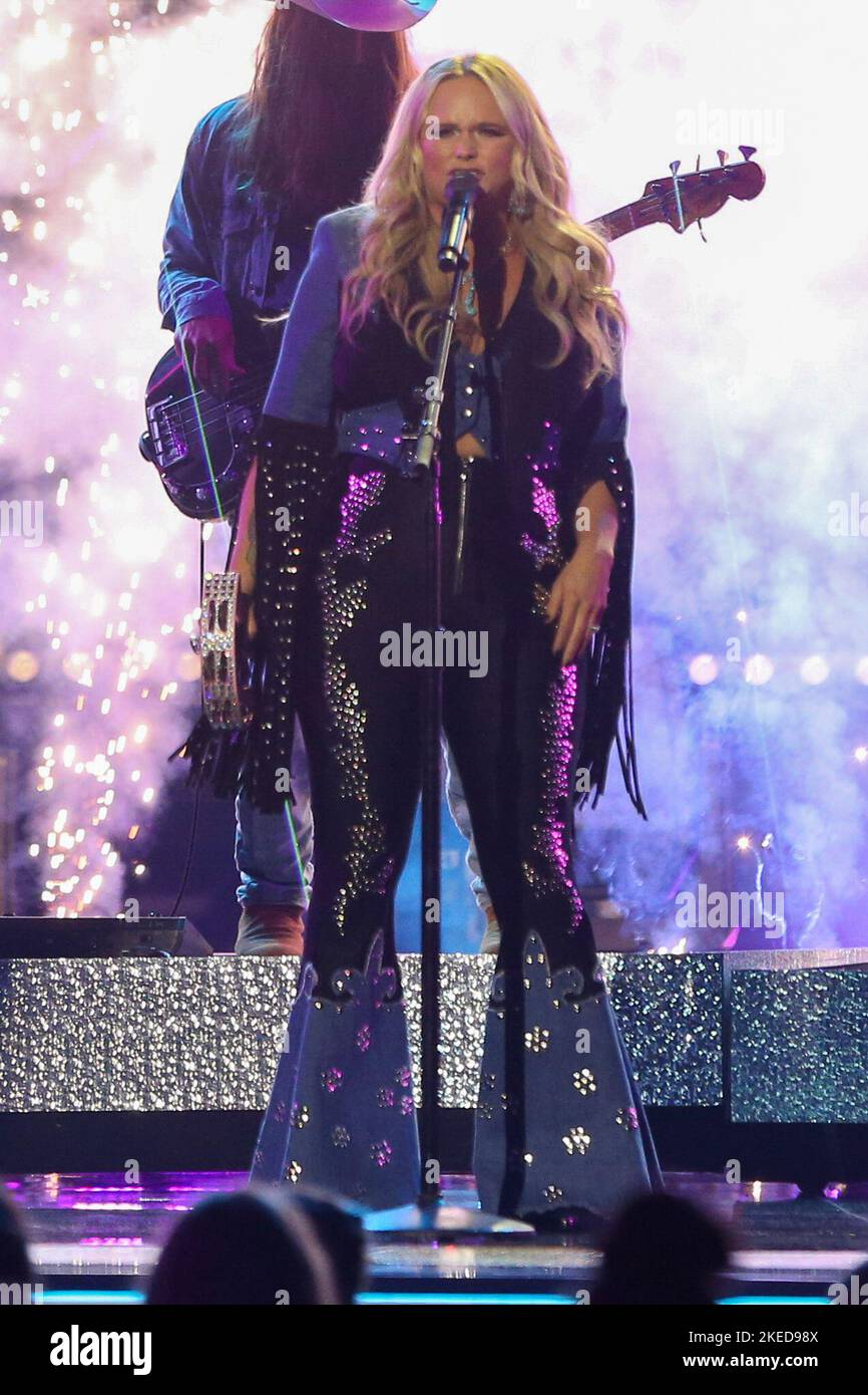 10 November 2022 - Nashville, Tennessee - Miranda Lambert. 56th Annual ...