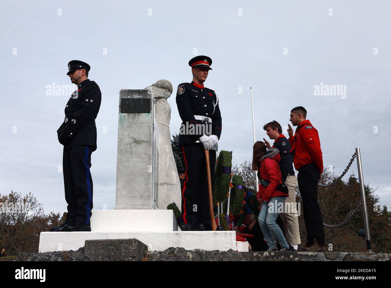 Ottawa, Canada. 11th Nov 2022. Garry Oak Scouts and Chatham District ...