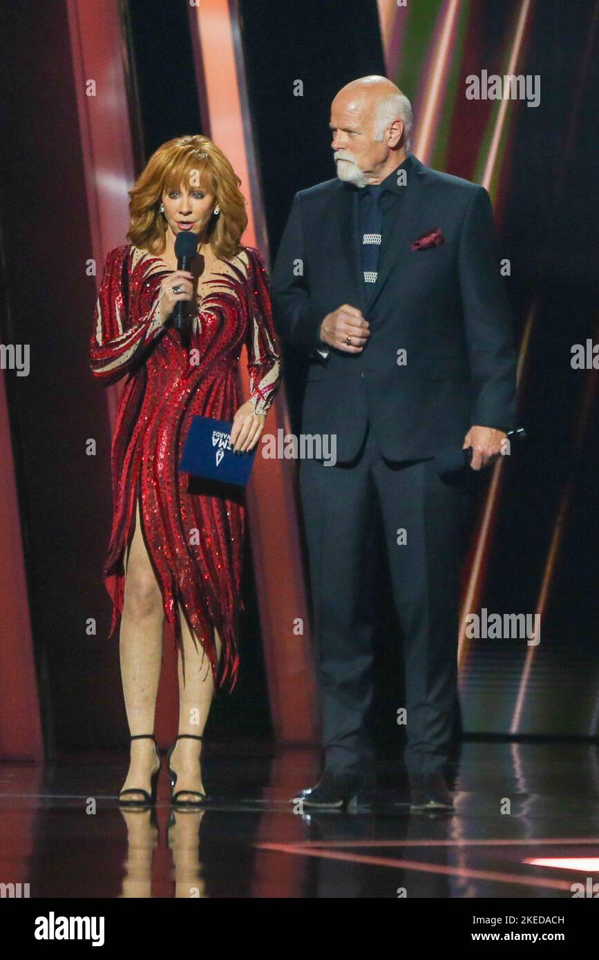 10 November 2022 - Nashville, Tennessee - Reba McEntire, Rex Linn. 56th ...