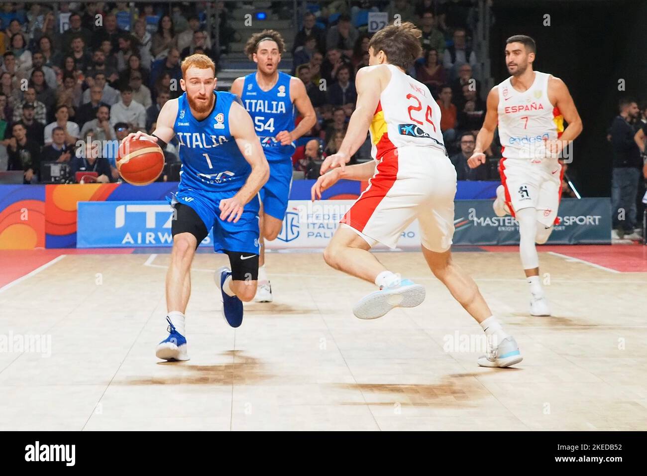 Vitifrigo Arena, Pesaro, Italy, November 11, 2022, Niccolo Mannion ...