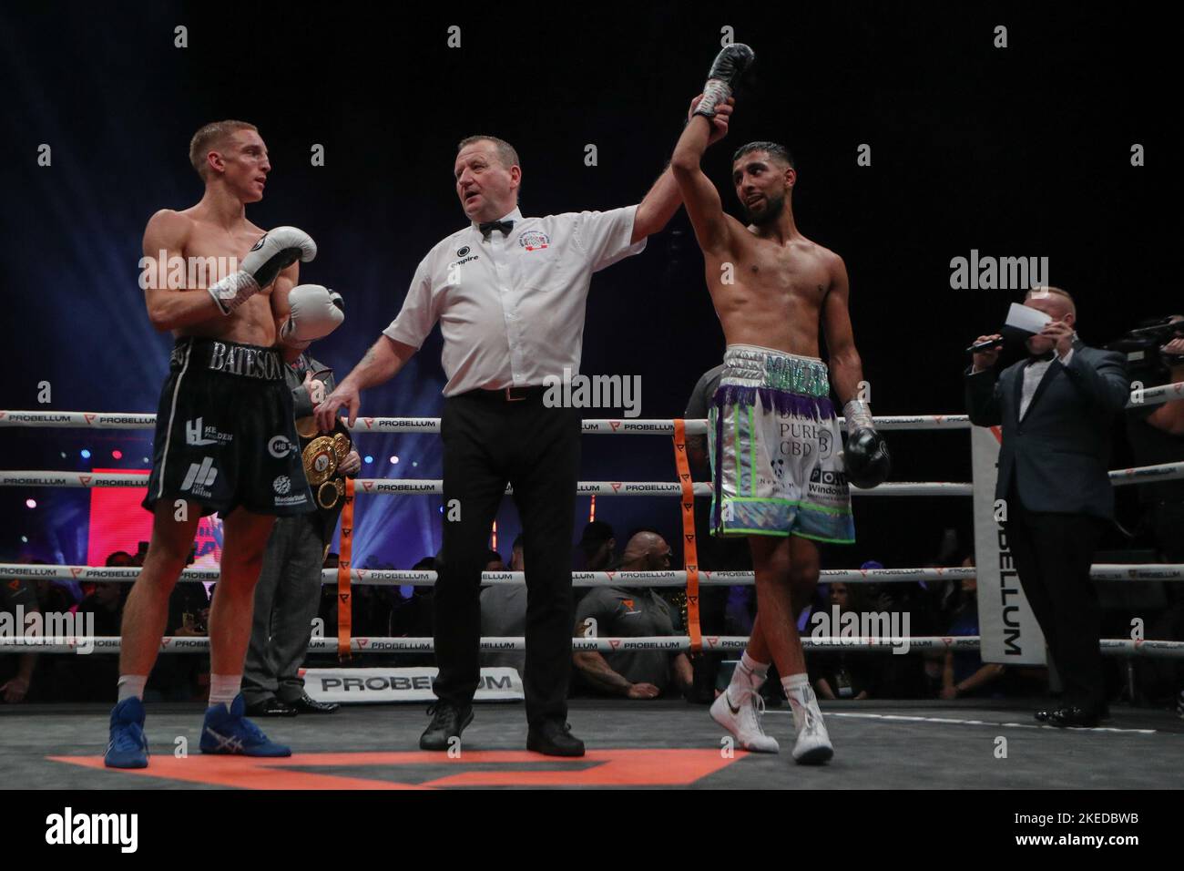 Sheffield, UK. 11th Nov, 2022. Shabaz Masoud defeats Jack Bateson to ...