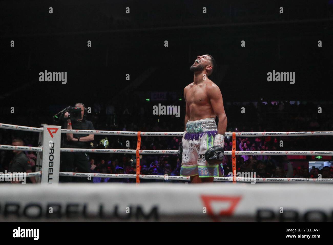 Sheffield, UK. 11th Nov, 2022. Shabaz Masoud defeats Jack Bateson to ...