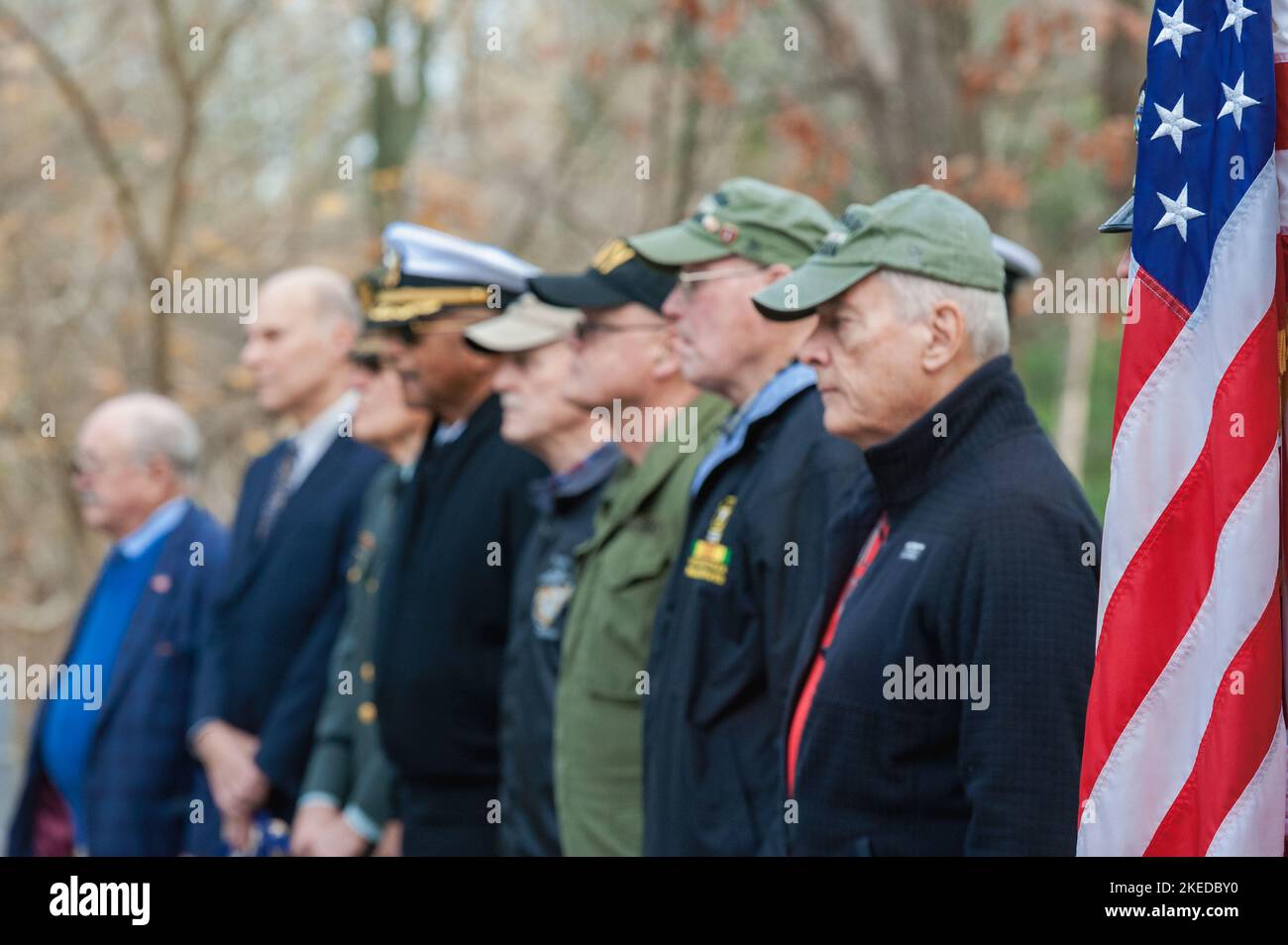 November 11, 2022 Veterans Day and Flag Retirement Ceremony at Sleepy ...