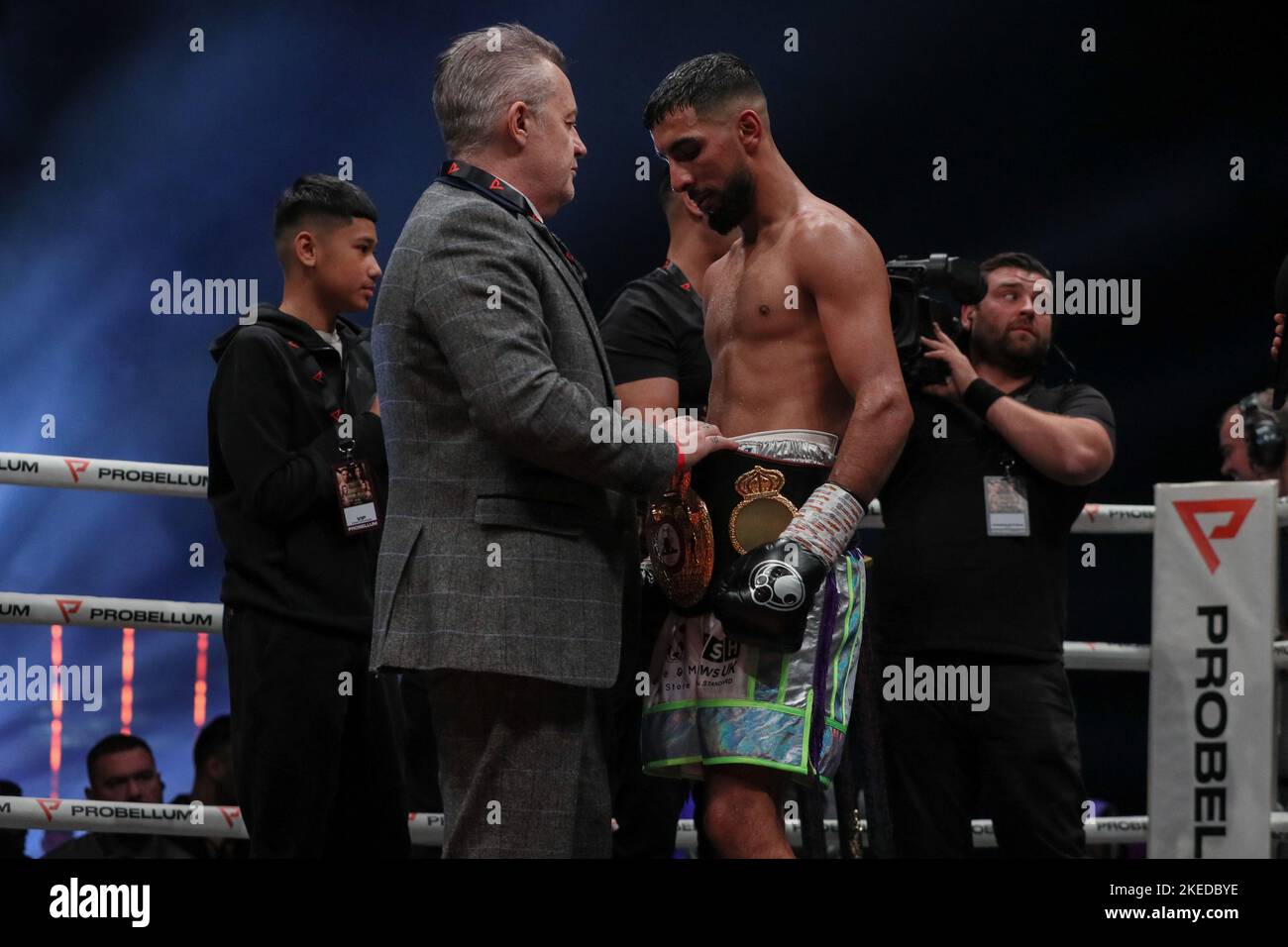 Sheffield, UK. 11th Nov, 2022. Shabaz Masoud defeats Jack Bateson to ...