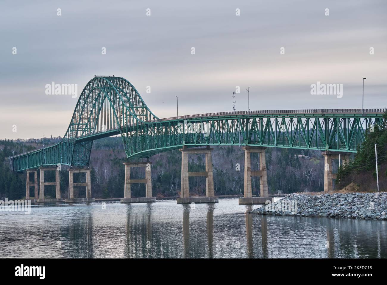 Seal Island Bridge in Victoria County Nova Scotia is the third longest ...