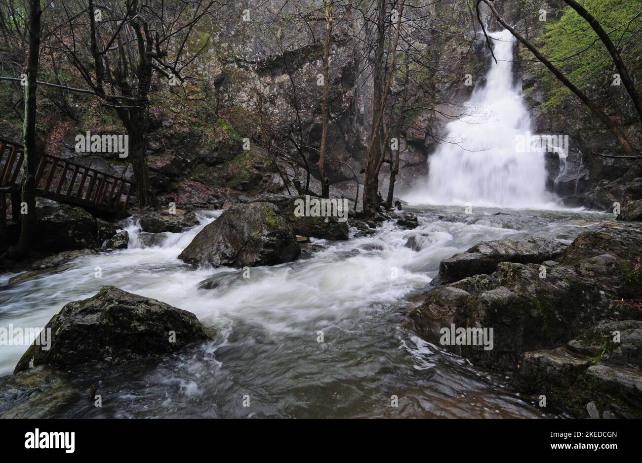 Located in Yalova, Turkey, Erikli Double Waterfalls is one of the most ...