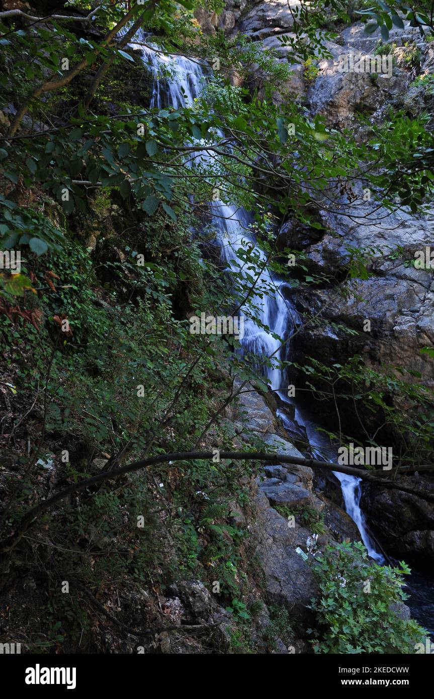 Located in Yalova, Turkey, Erikli Double Waterfalls is one of the most ...