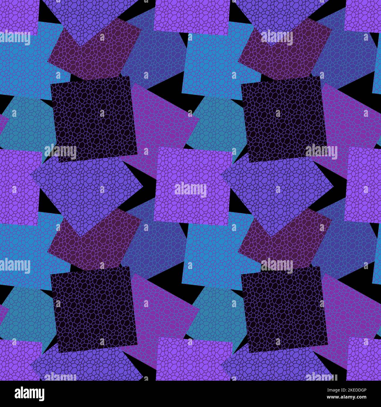 Abstract geometric sewing stitch patch seamless pattern for wrapping ...
