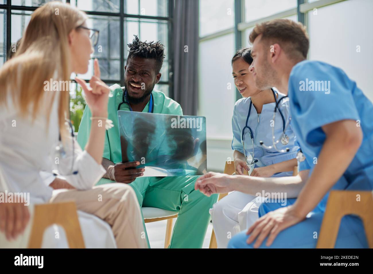 All of them are trained and have experience with any x-rays Stock Photo ...