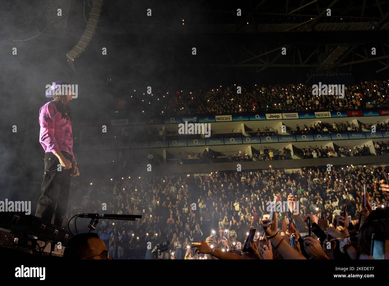 London, UK. 11th Nov 2022. Young Adz of British hip hop group D-Block ...