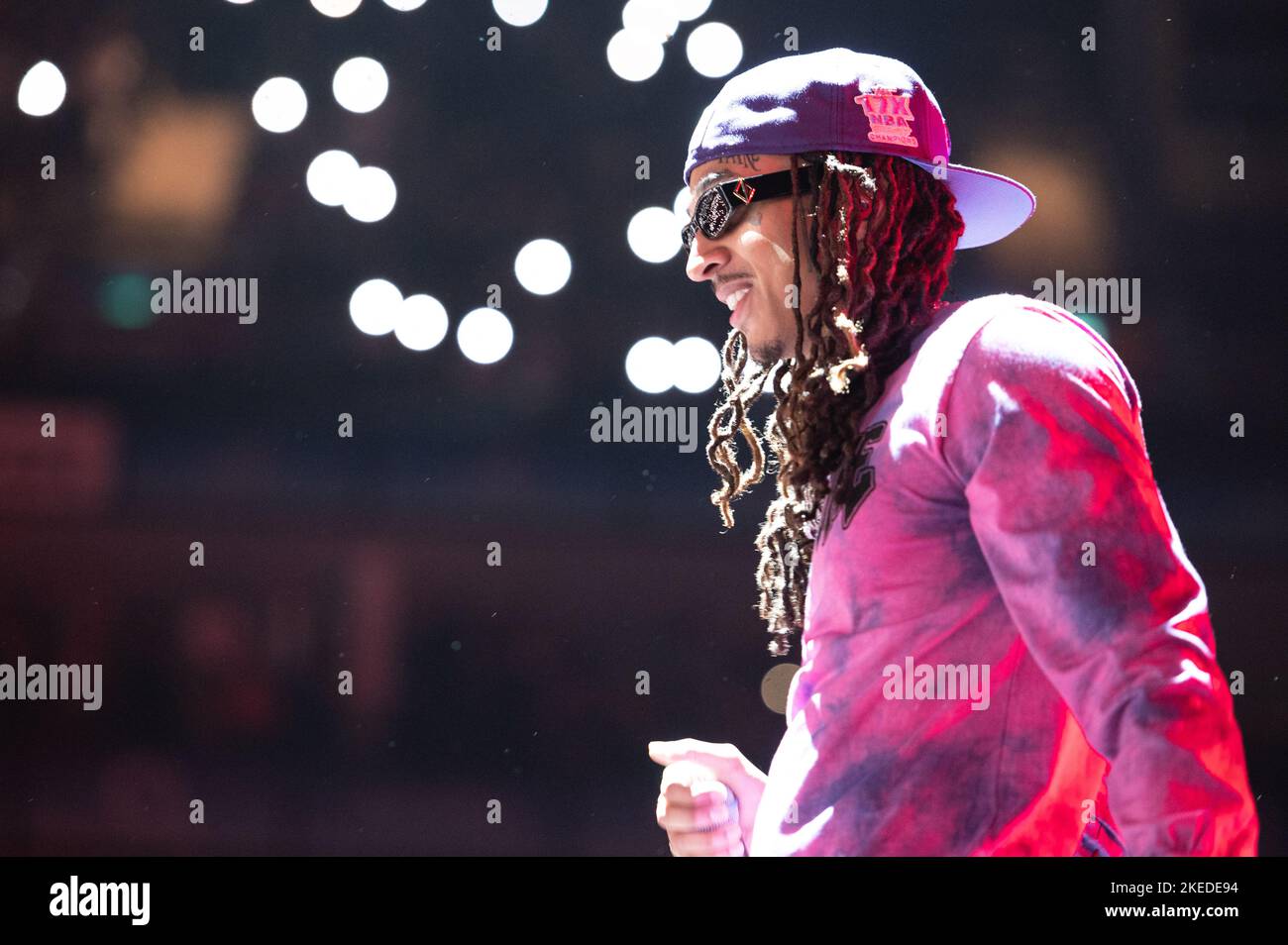 London, UK. 11th Nov 2022. Young Adz of British hip hop group D-Block ...