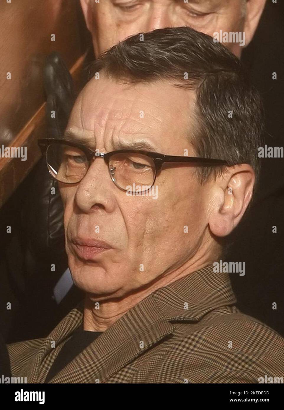 File photo dated 21/01/11 of musician Rab Noakes carrying the coffin of ...