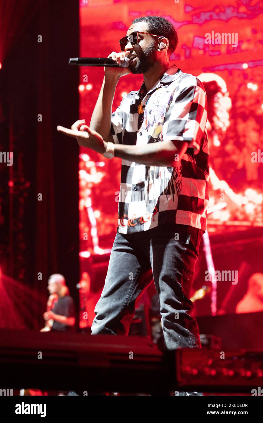 London, UK. 11th Nov 2022. Dirtbike LB of British hip hop group D-Block ...