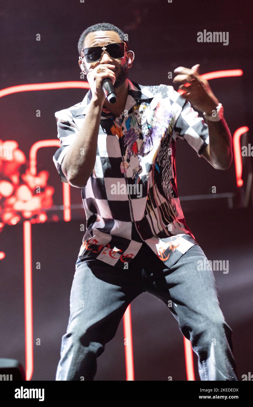 London, UK. 11th Nov 2022. Dirtbike LB of British hip hop group D-Block ...