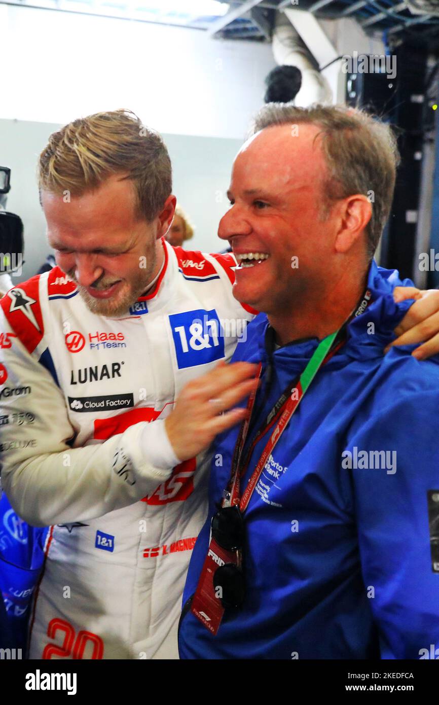 Sao Paulo, Brazil. 11th Nov 2022. Kevin Magnussen (DEN) Haas F1 Team ...