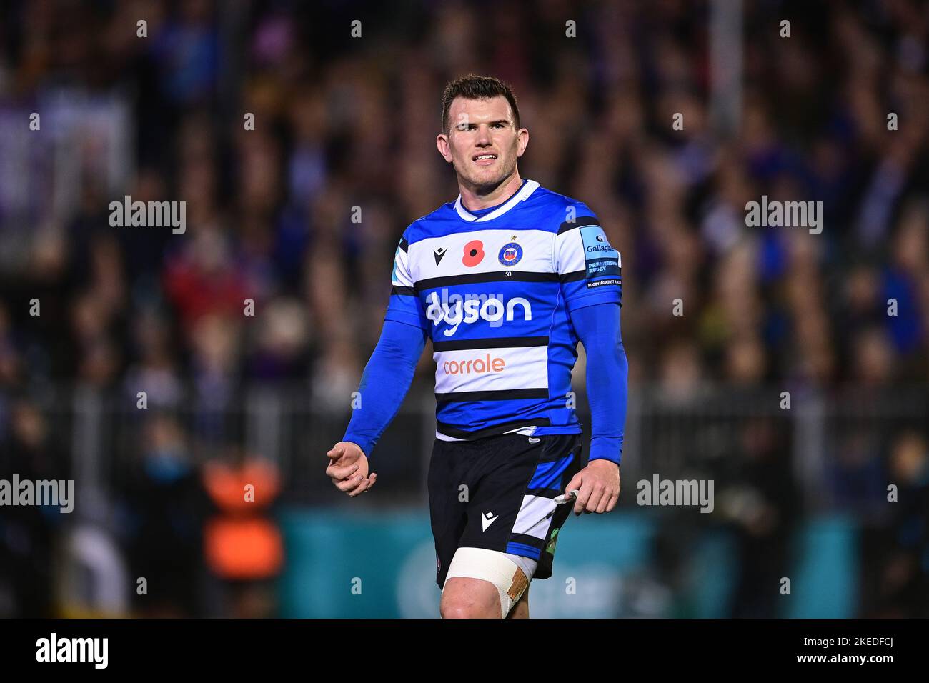 Bath, Somerset, UK. 11th Nov 2022. Ben Spencer of Bath Rugby ...