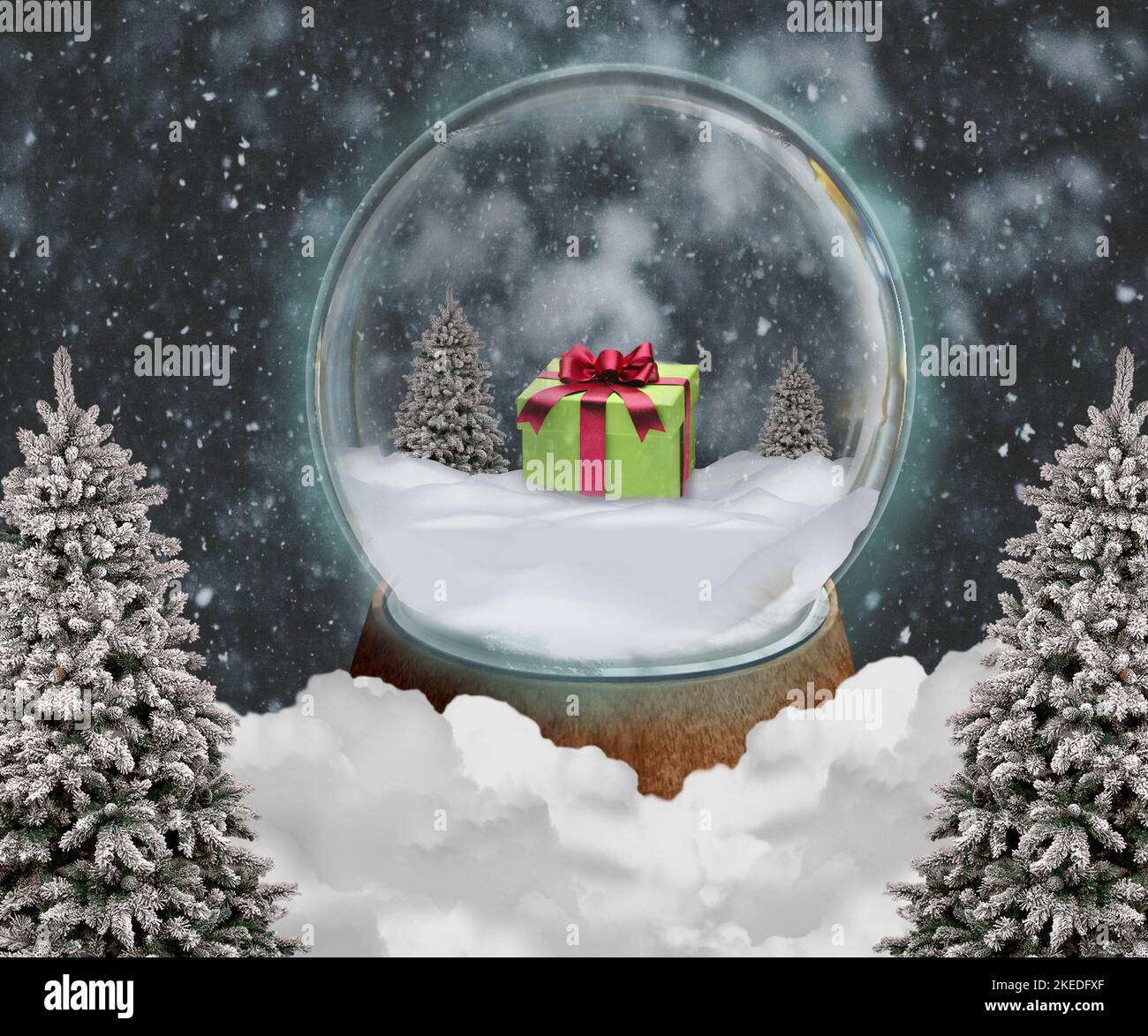 Big snow globe hi-res stock photography and images - Alamy