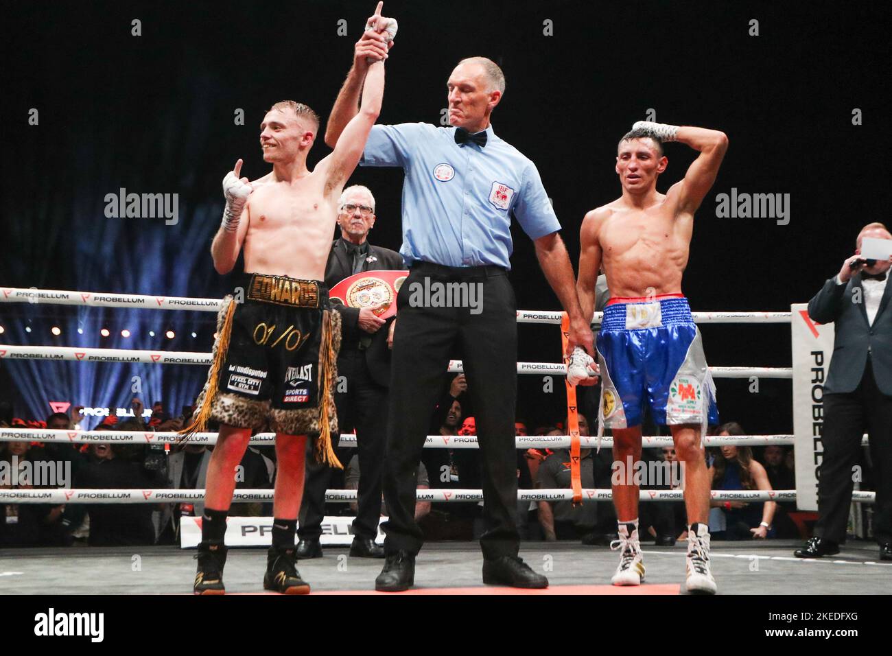 Sheffield, UK. 11th Nov, 2022. Sunny Edwards, IBF World Flyweight ...