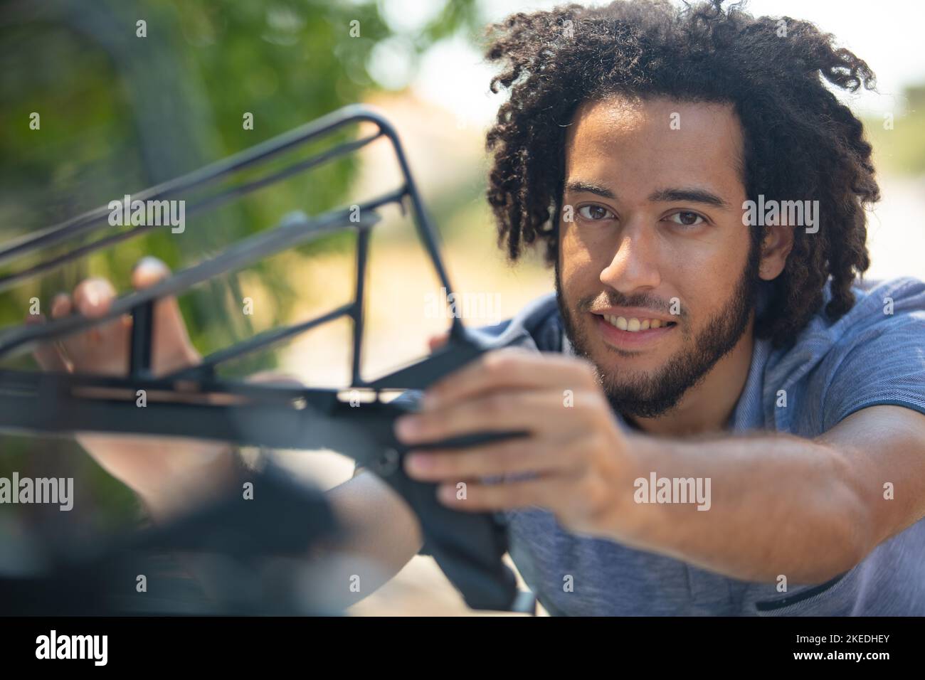 Bike cargo rack hi-res stock photography and images - Alamy